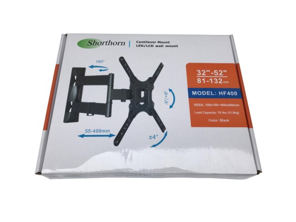 32”-52” Adjustable Rotary TV Wall Mount - Tanstar